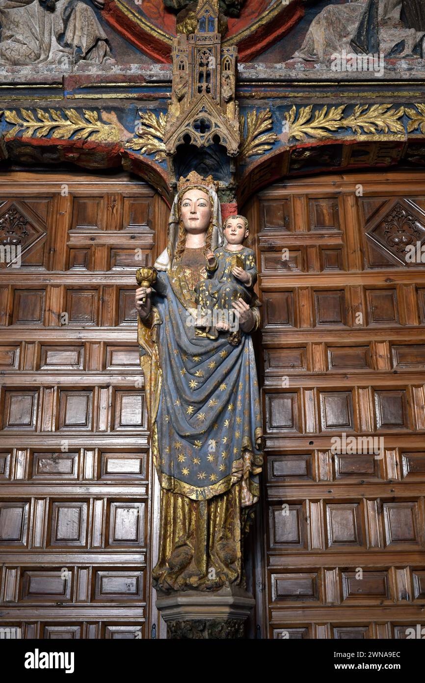 Santa Maria de la Regla cathedral (gothic 13-14th century). La Virgen ...