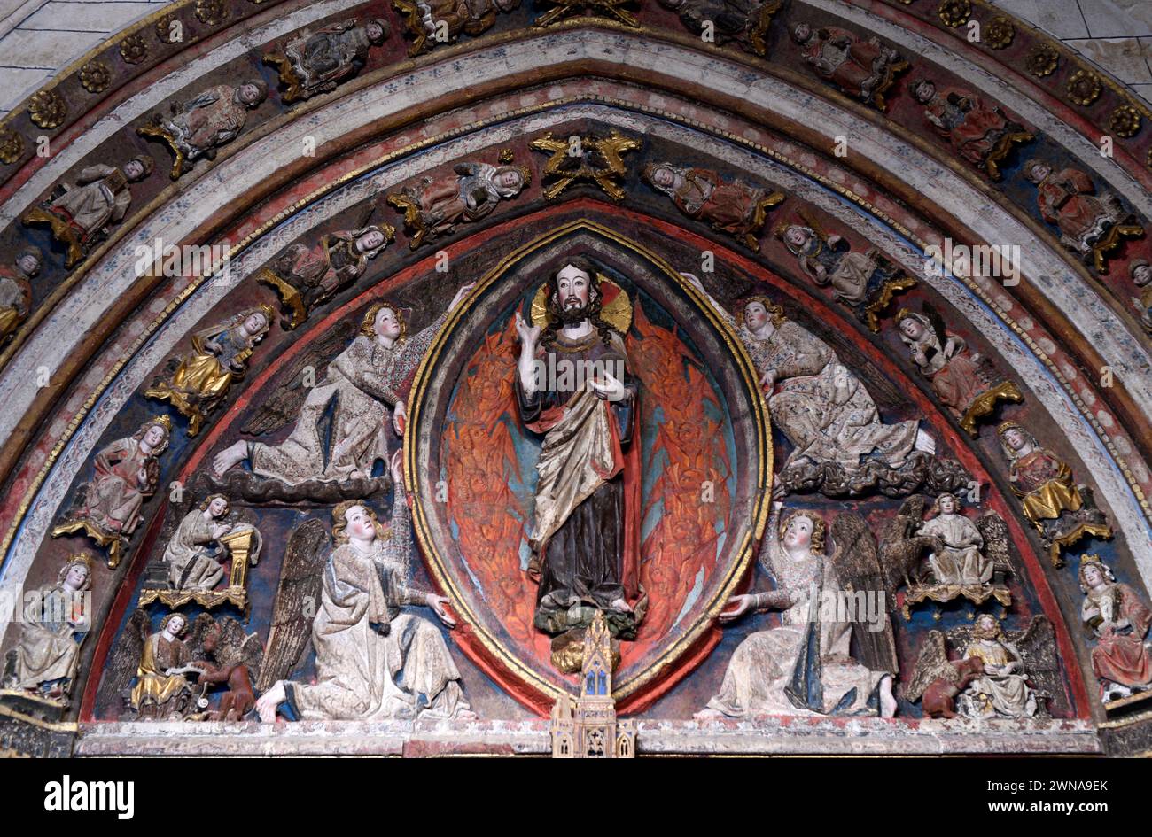 Santa Maria de la Regla cathedral (gothic 13-14th century). La Virgen ...