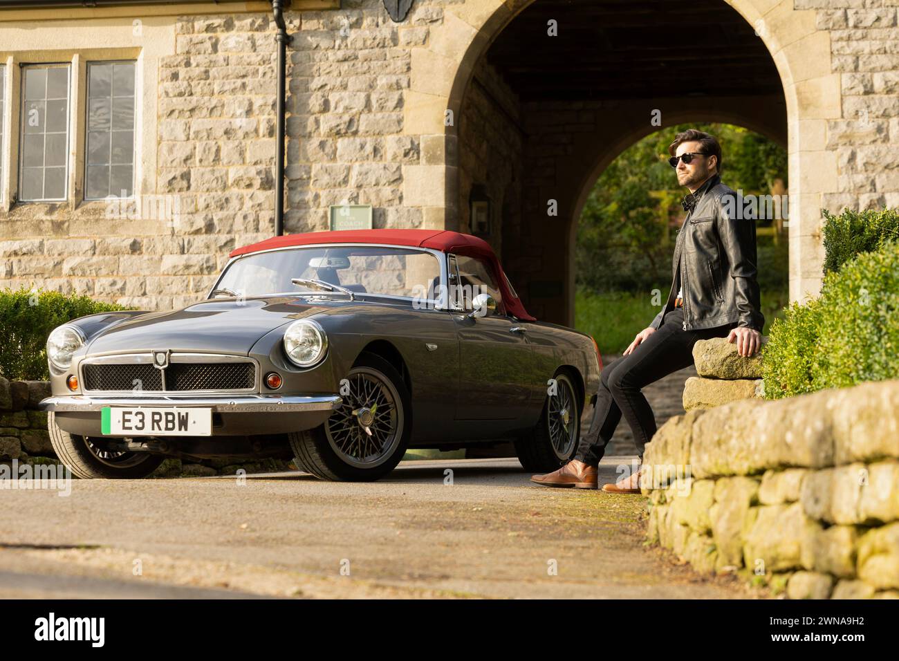 File Photo Electric RBW Roadster. The battery powered classic car is ...