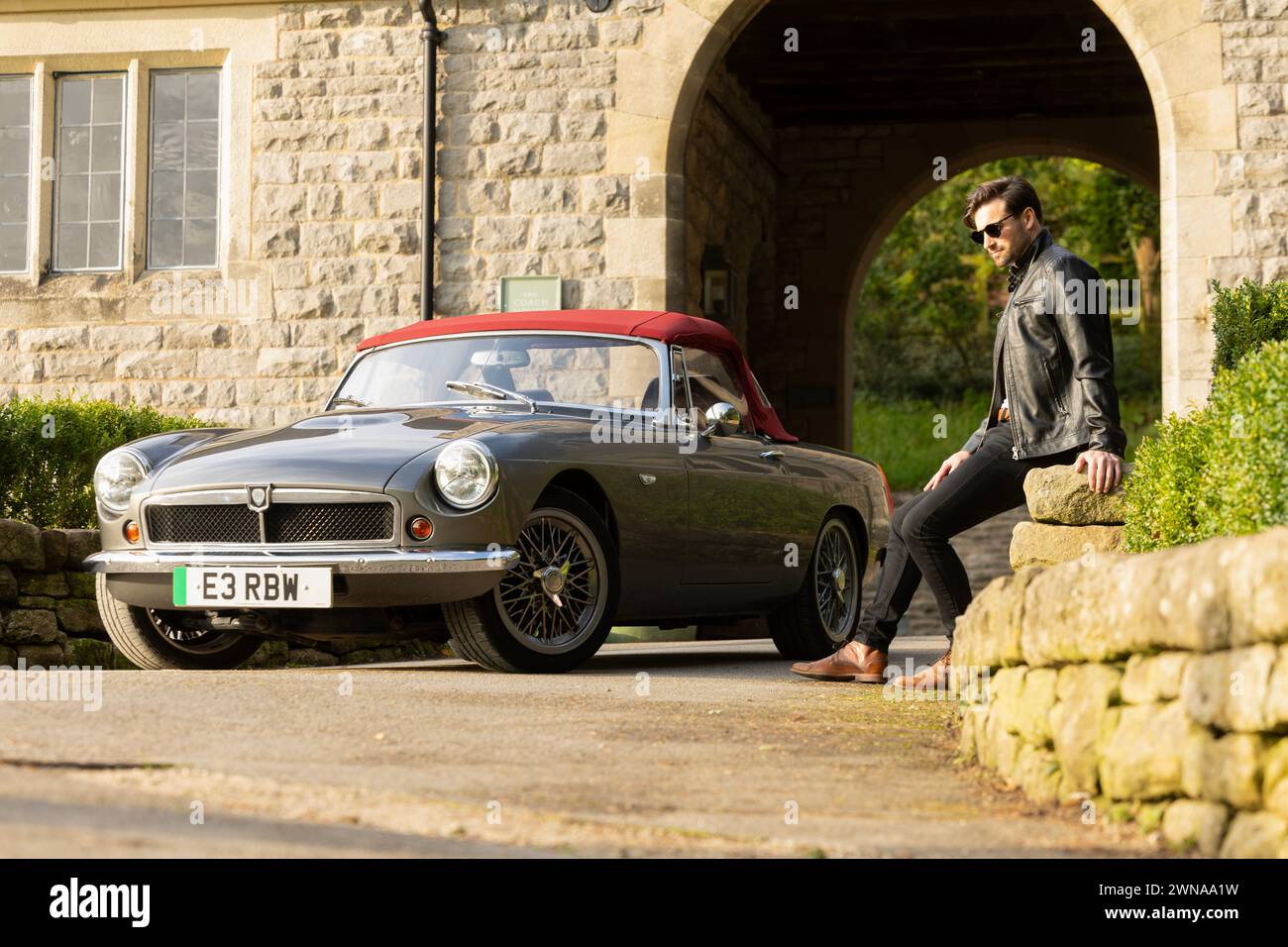File Photo Electric RBW Roadster. The battery powered classic car is ...