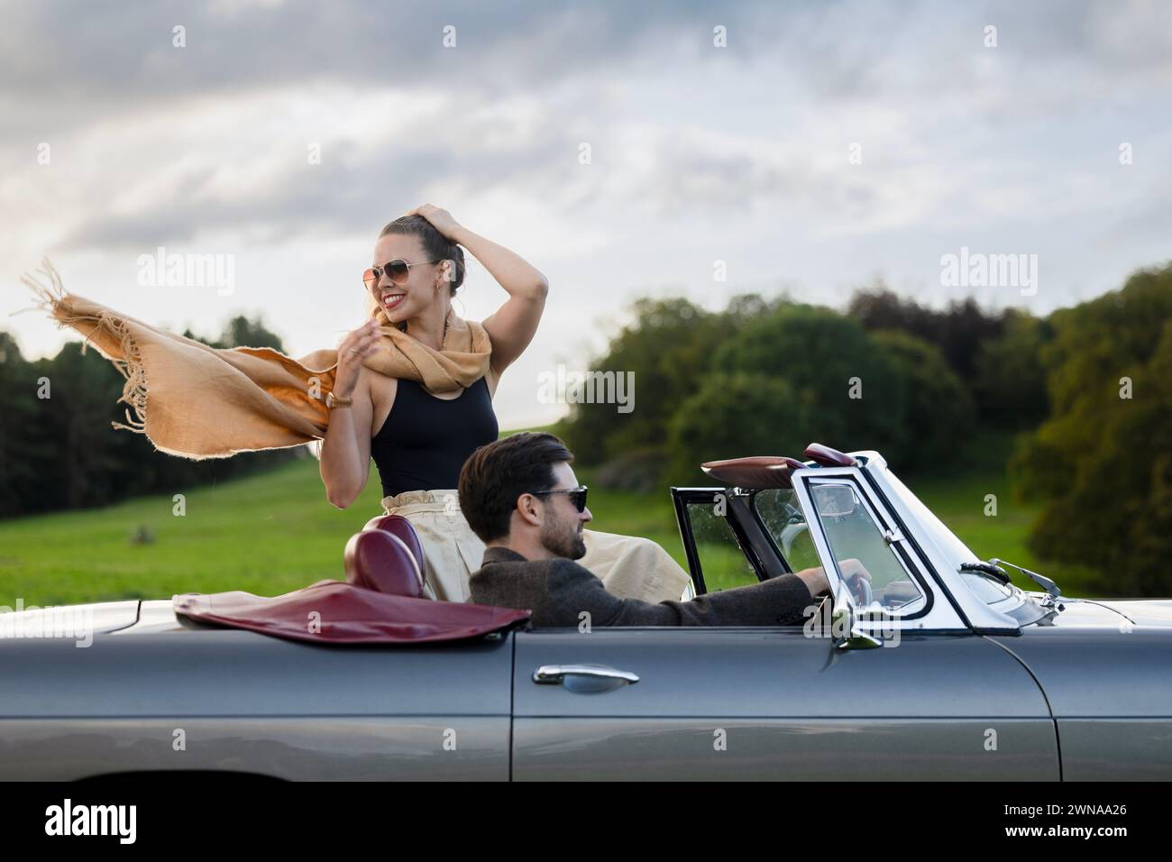 File Photo Electric RBW Roadster. The battery powered classic car is ...