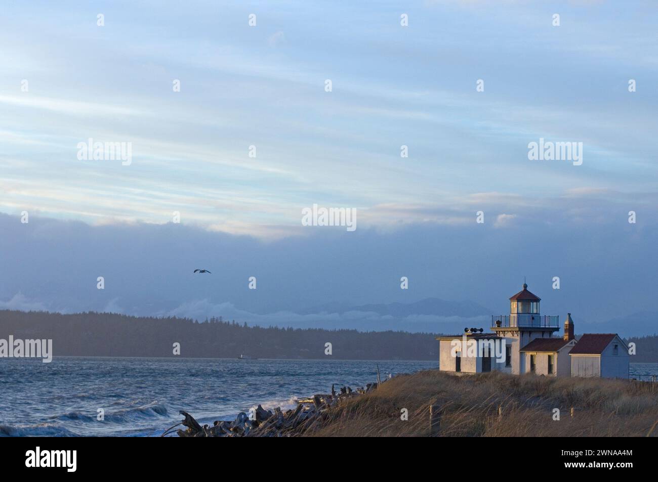Discovery Park West Point Lighthouse Puget Sound Salish sea Seattle ...