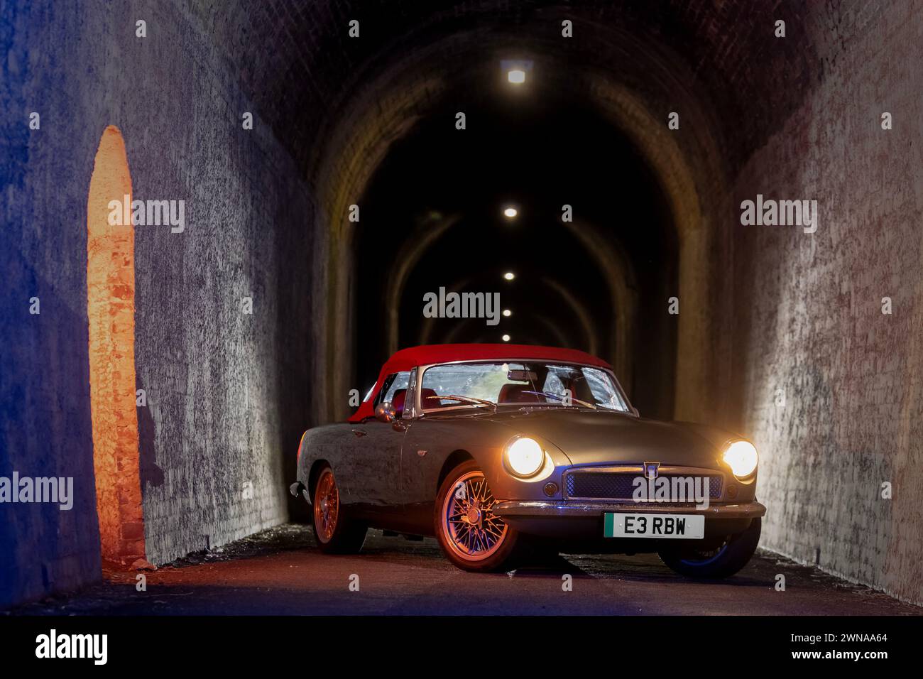 File Photo Electric RBW Roadster. The battery powered classic car is ...