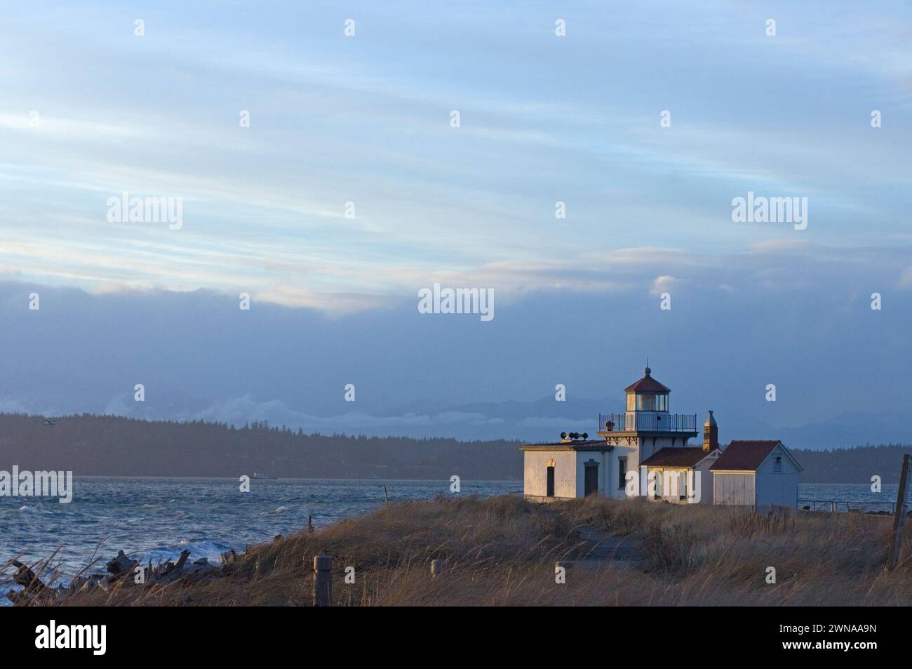 Discovery Park West Point Lighthouse Puget Sound Salish sea Seattle ...