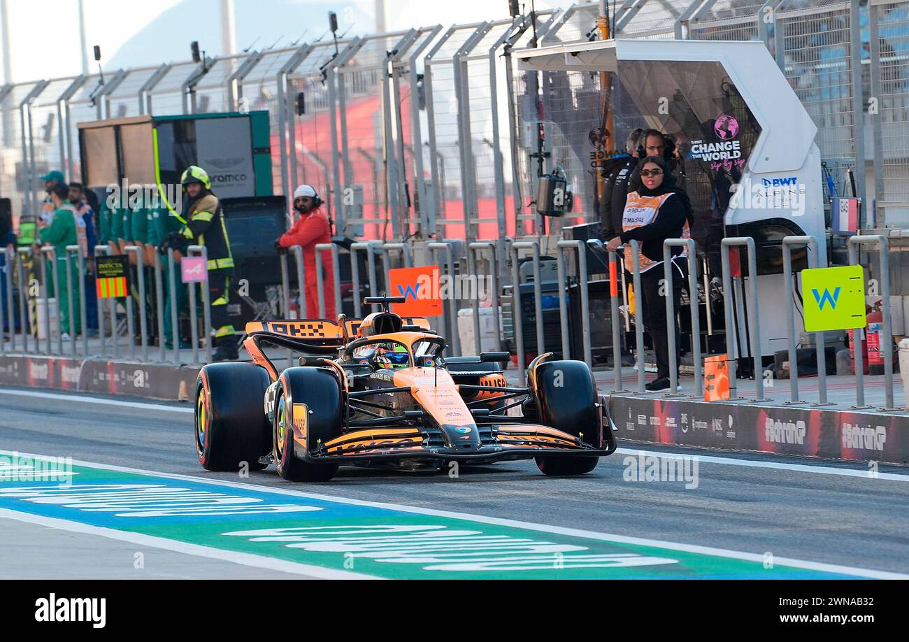 March 1st, 2024, Bahrain International Circuit, Sakhir, Formula 1 Gulf ...