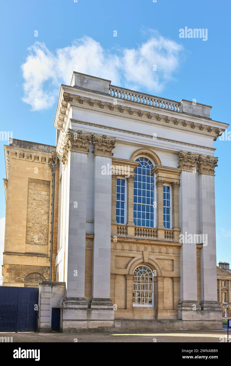 Library at Christ Church college, University of Oxford, England Stock ...