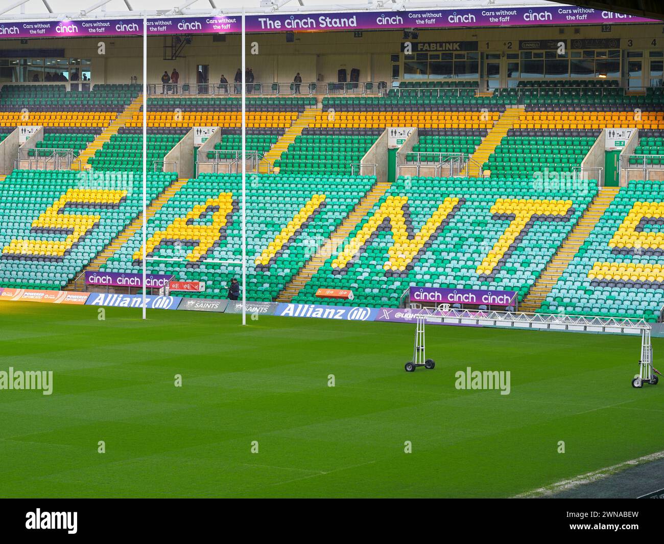 Northampton saints rugby ground hi-res stock photography and images - Alamy