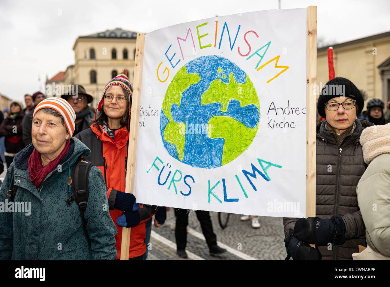 Hundreds gathered for the climate demonstration organized by Fridays ...