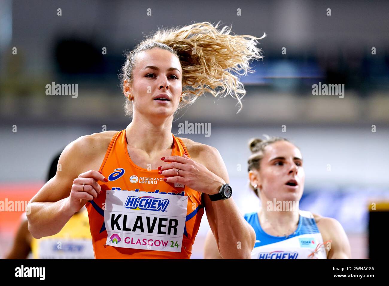 Netherlands' Lieke Klaver in action during Heat 2 of the Women's 400 ...