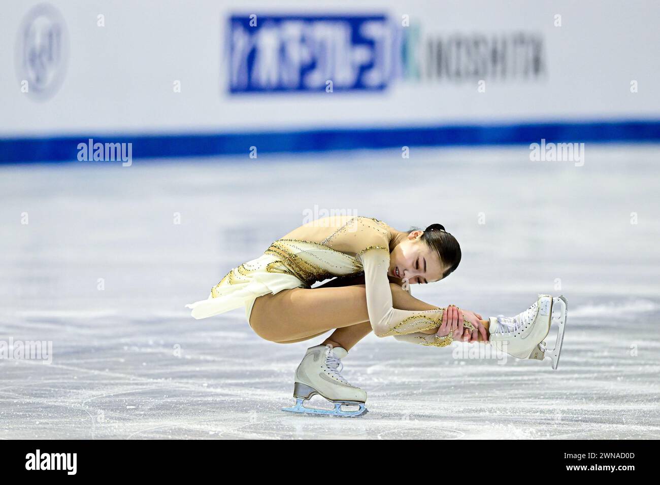 Rena UEZONO (JPN), during Junior Women Free Skating, at the ISU World ...