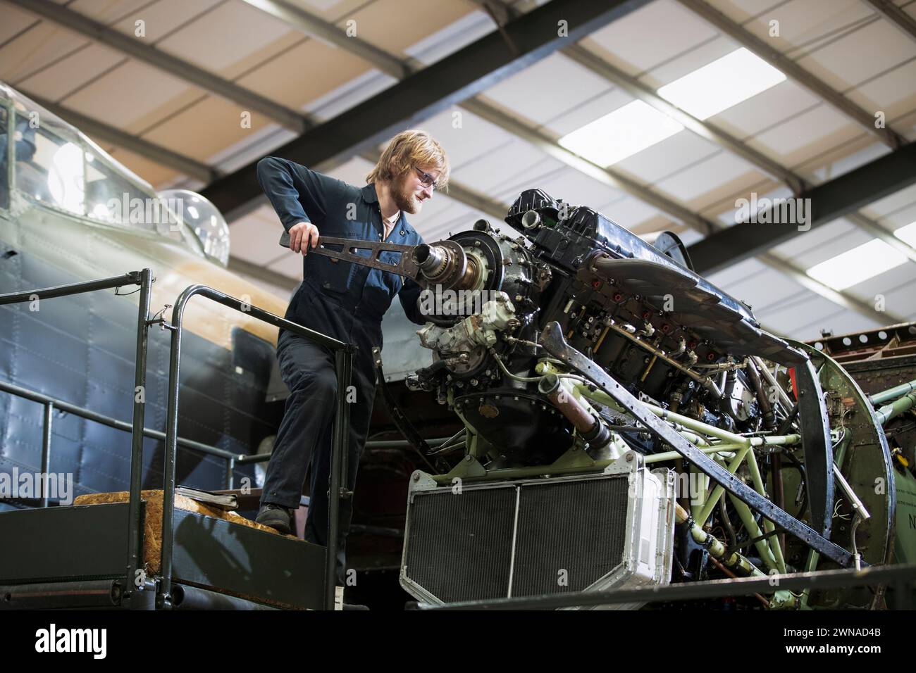 Real-life Airfix model - Lancaster bomber 'Just Jane' is disassembled ...