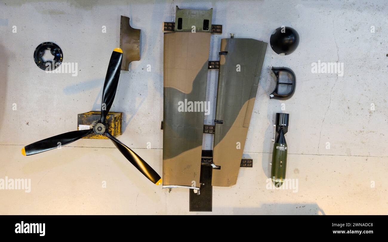 Real-life Airfix model - Lancaster bomber 'Just Jane' is disassembled ...