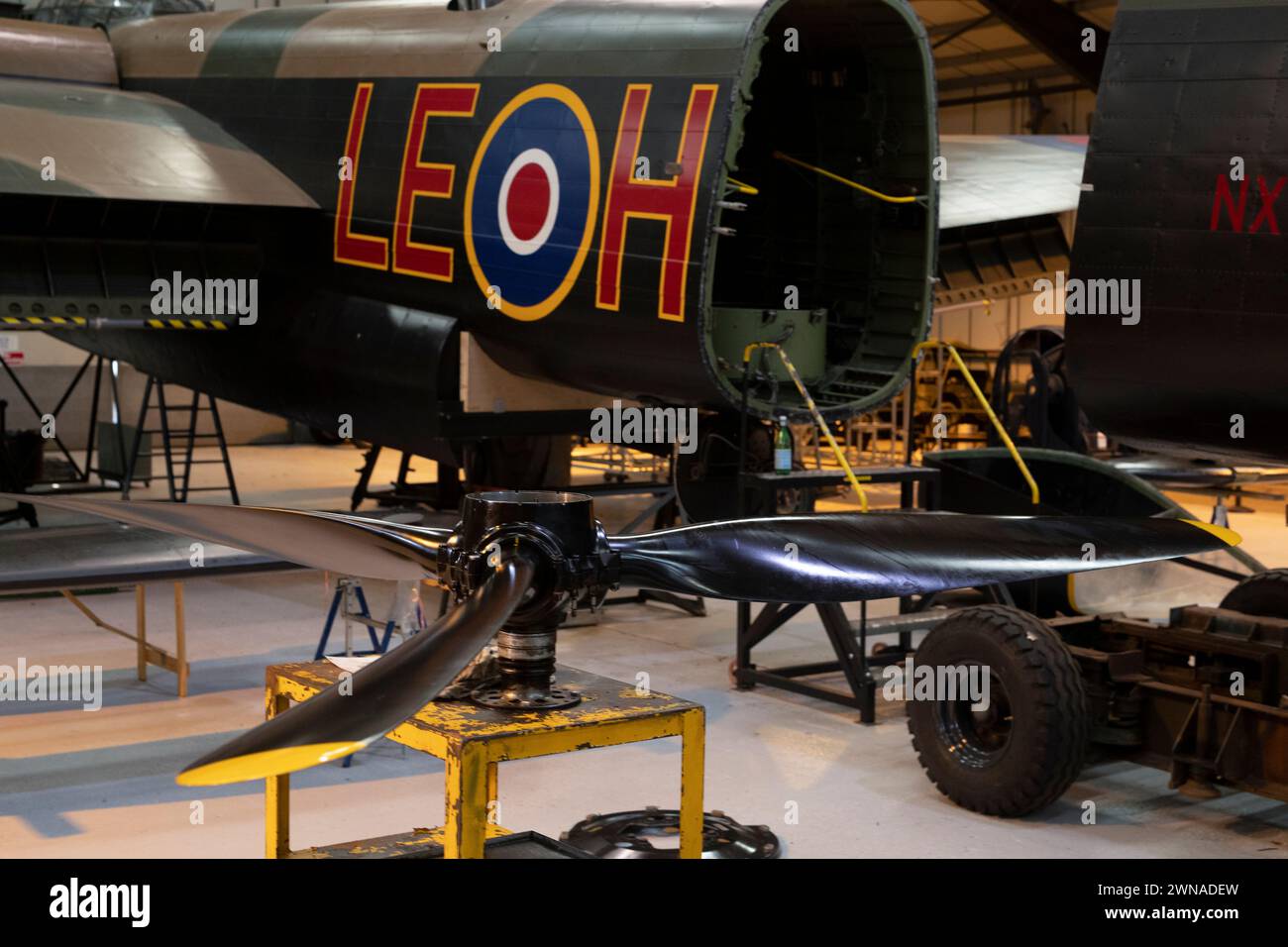 Real-life Airfix model - Lancaster bomber 'Just Jane' is disassembled ...