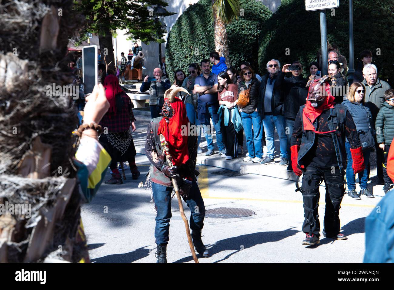 Palma de Mallorca, Balearic Islands. Spain. March 01, 2024. Festivity 1 ...