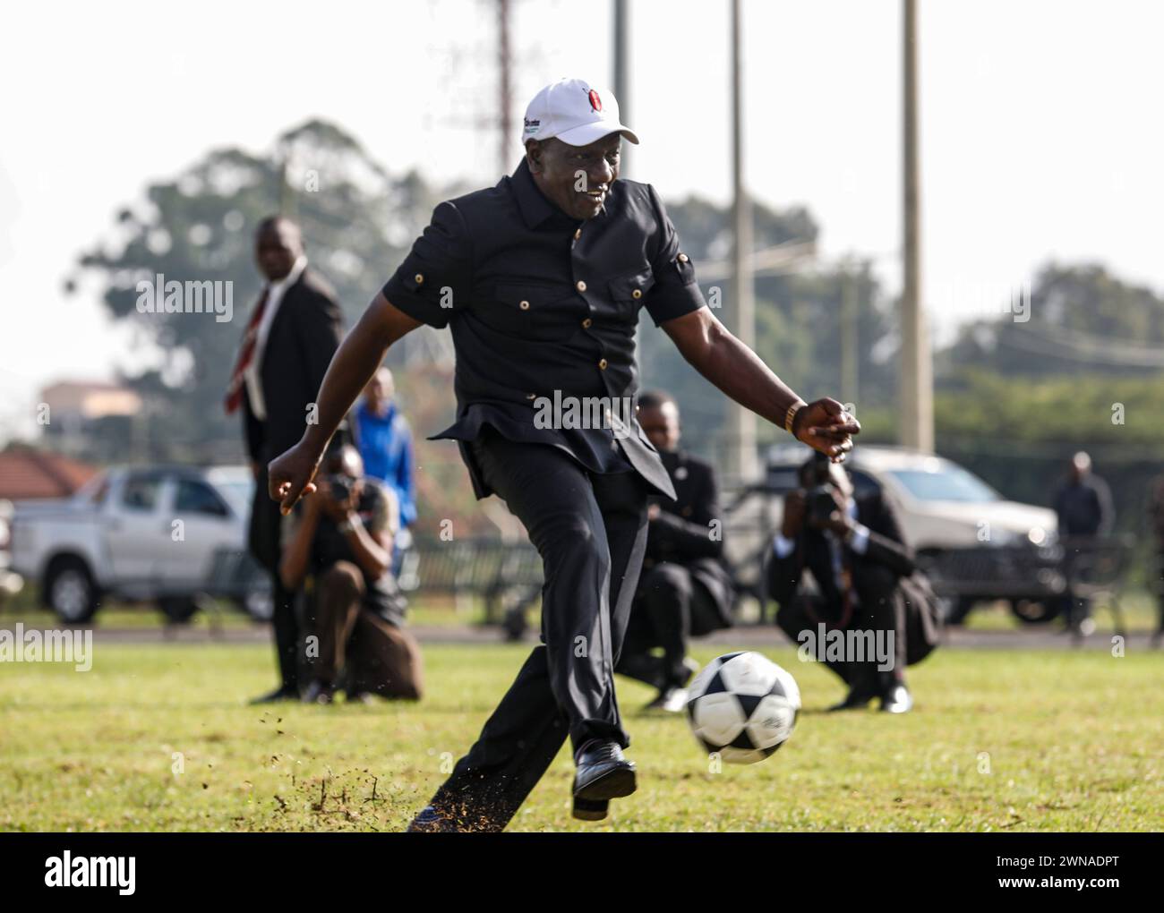 (24031) -- NAIROBI, March 1, 2024 (Xinhua) -- Kenyan President William ...