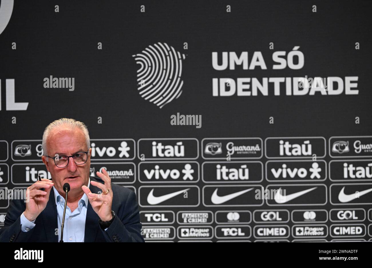 Rio de Janeiro-Brazil, March 1, 2024 Coach of the Brazilian football ...