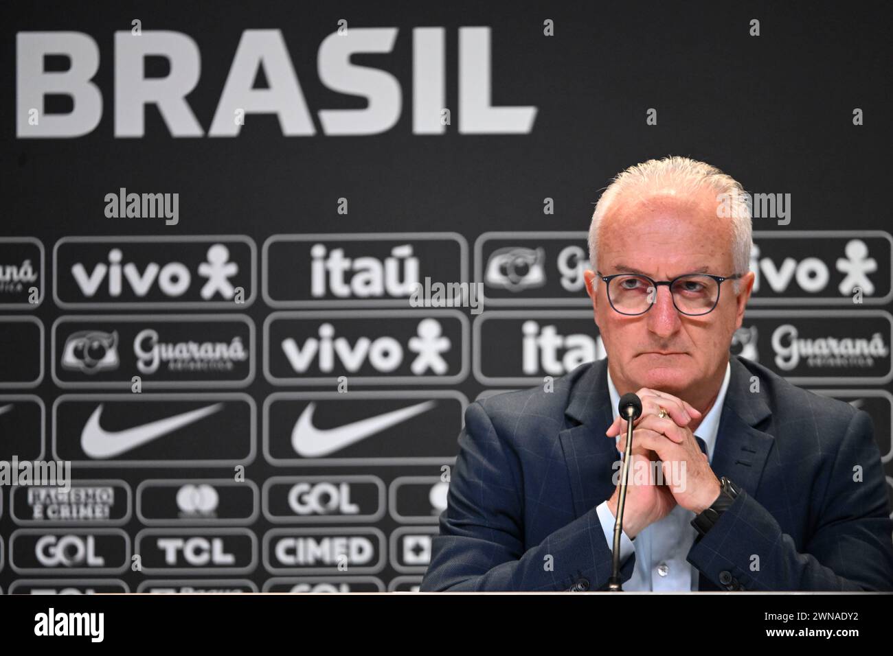 Rio de Janeiro-Brazil, March 1, 2024 Coach of the Brazilian football ...