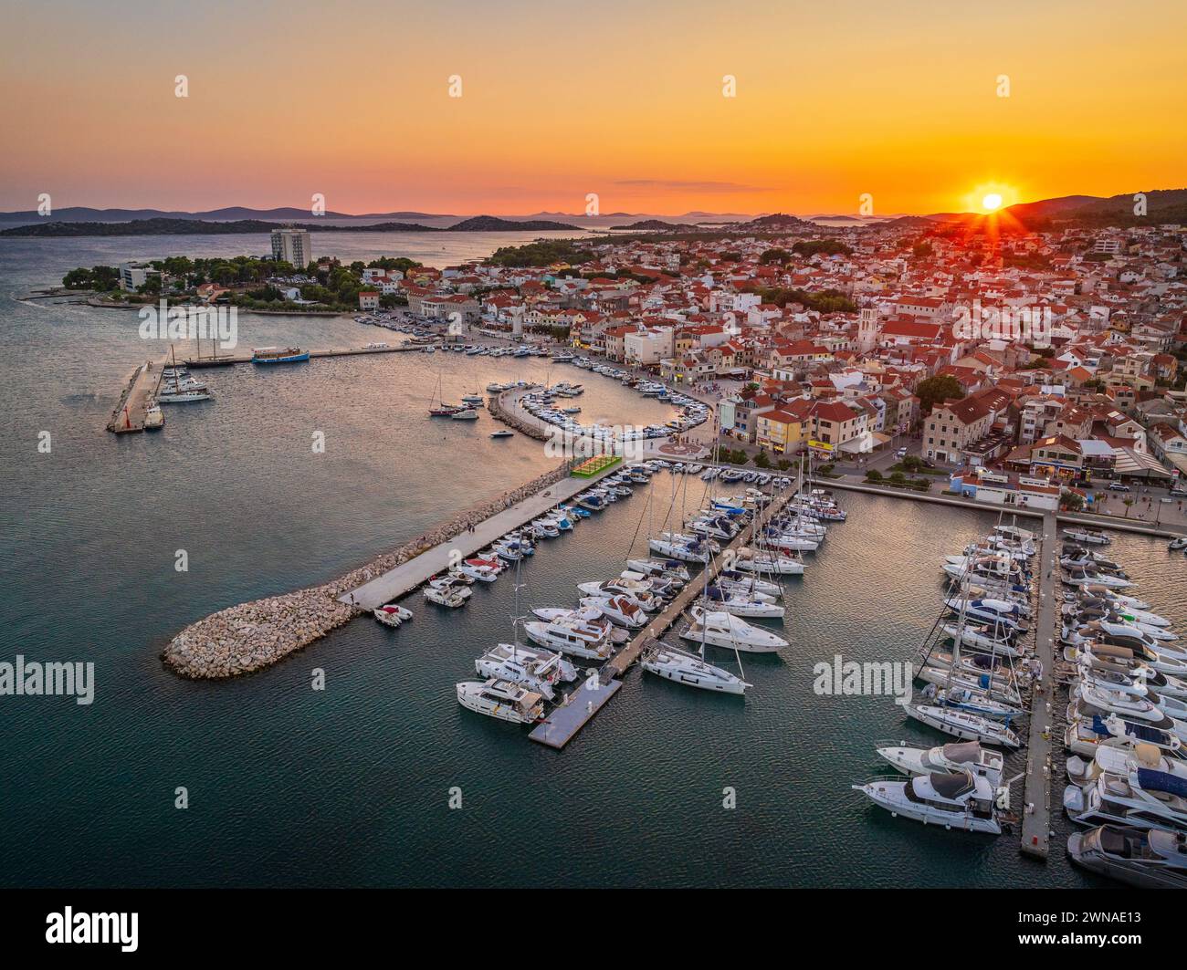 Vodice town promenade croatia hi-res stock photography and images - Alamy