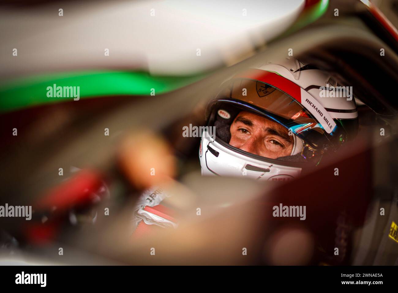 RIGON Davide (ita), Vista AF Corse, Ferrari 296 GT3, portrait during ...