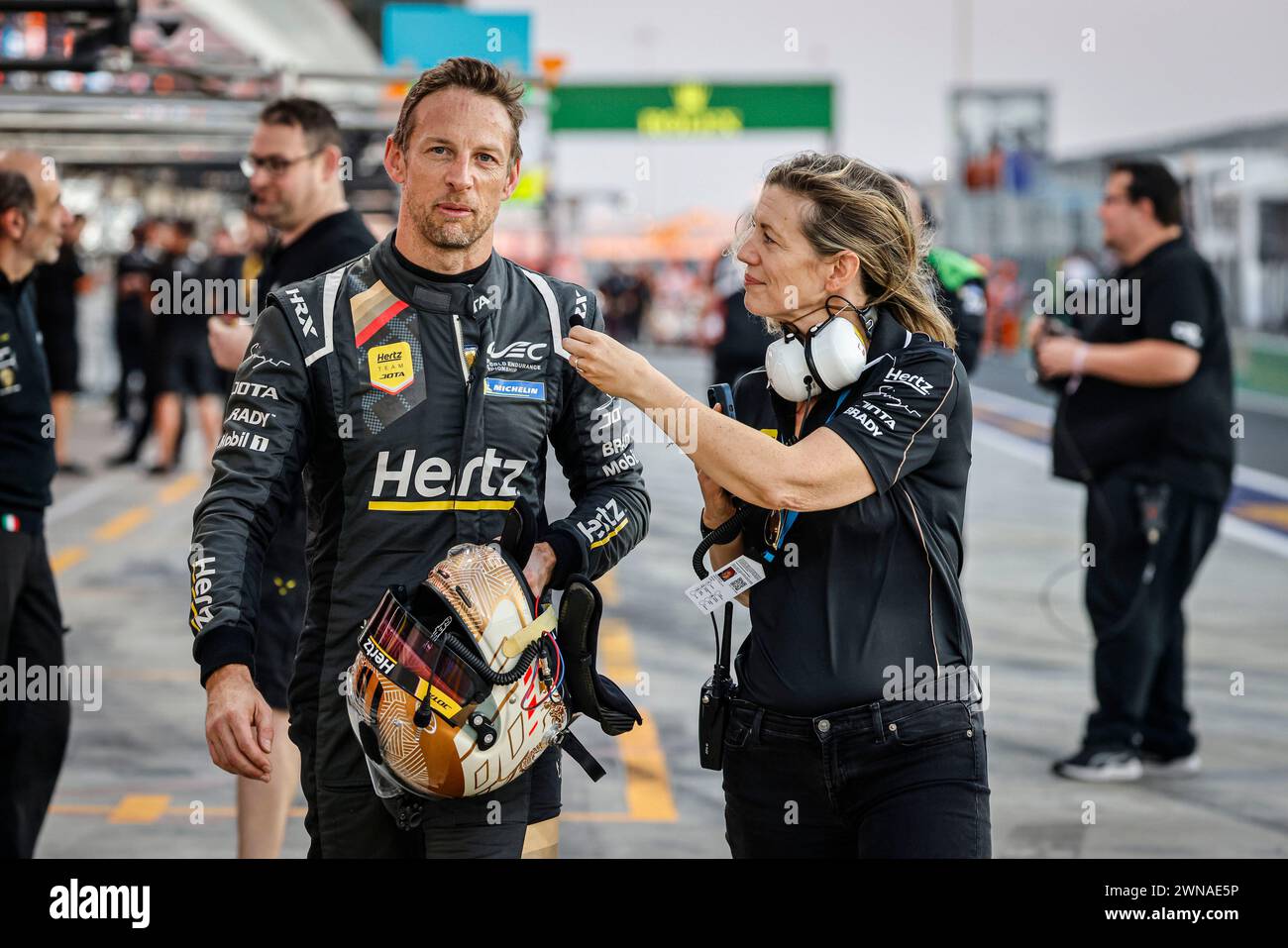 BUTTON Jenson (gbr), Hertz Team Jota, Porsche 963, portrait during the ...