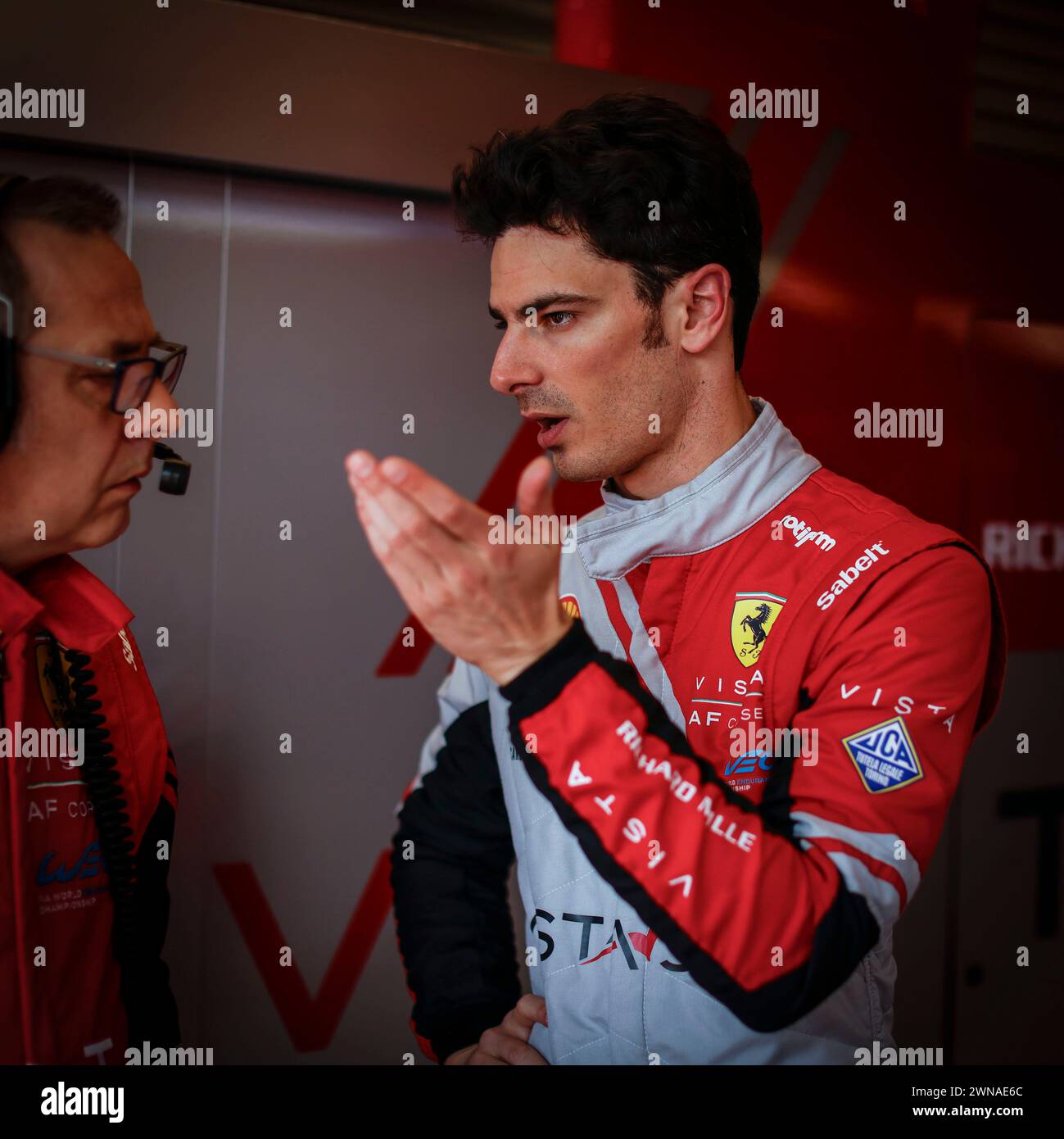 ROVERA Alessio (ita), Vista AF Corse, Ferrari 296 GT3, portrait during ...