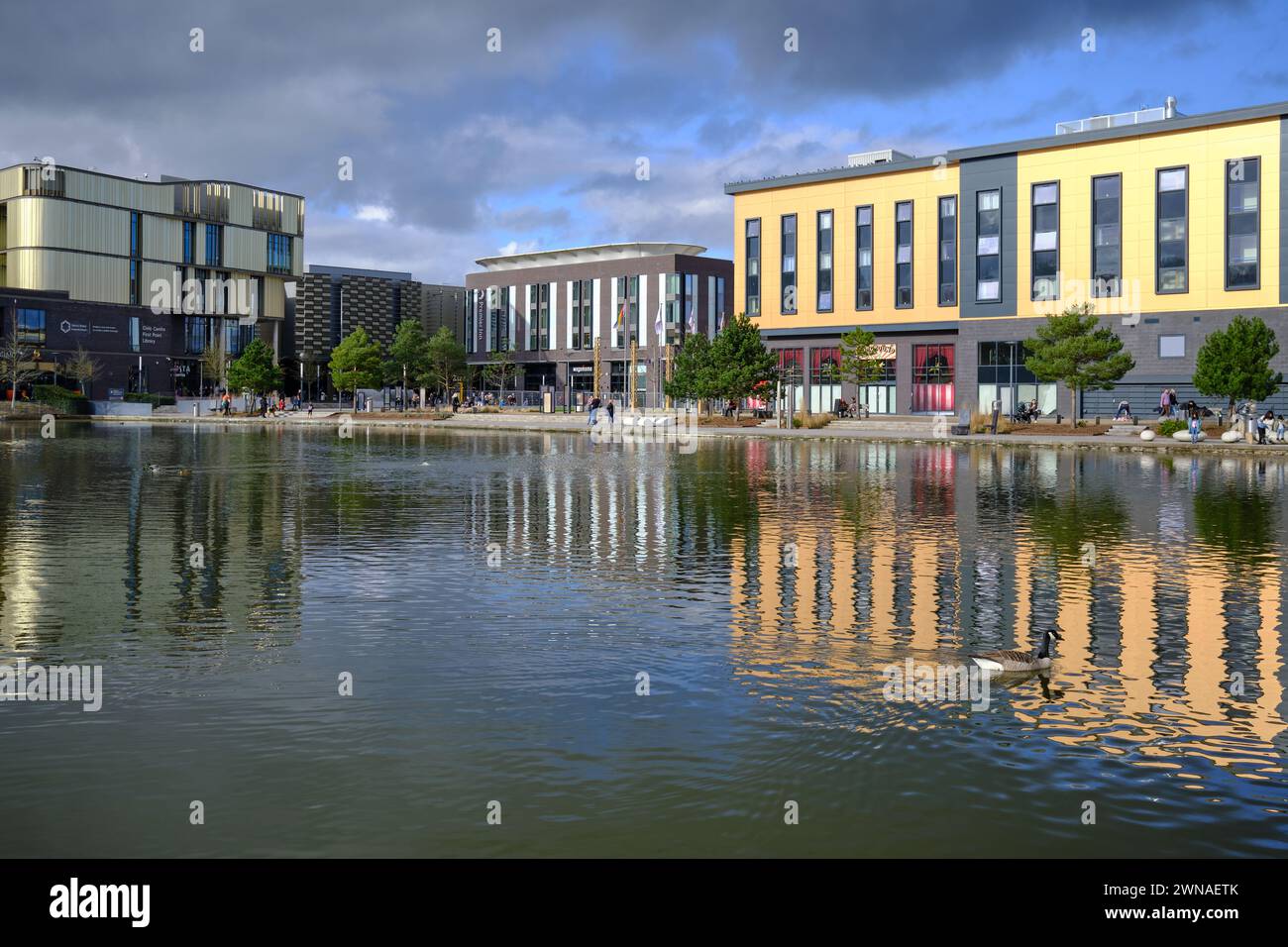 Southwater, Telford Town Centre, Shropshire Stock Photo - Alamy