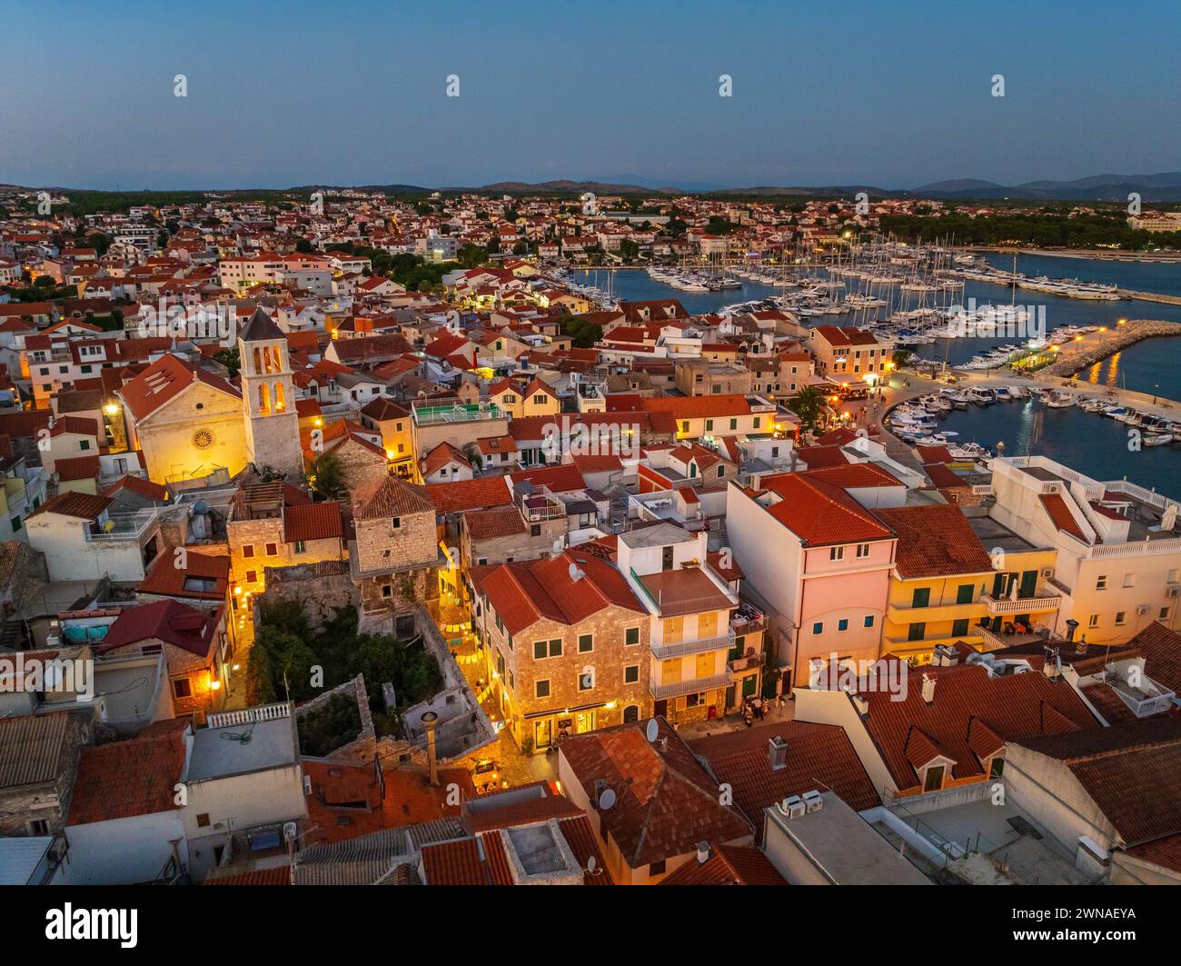 Vodice town promenade croatia hi-res stock photography and images - Alamy