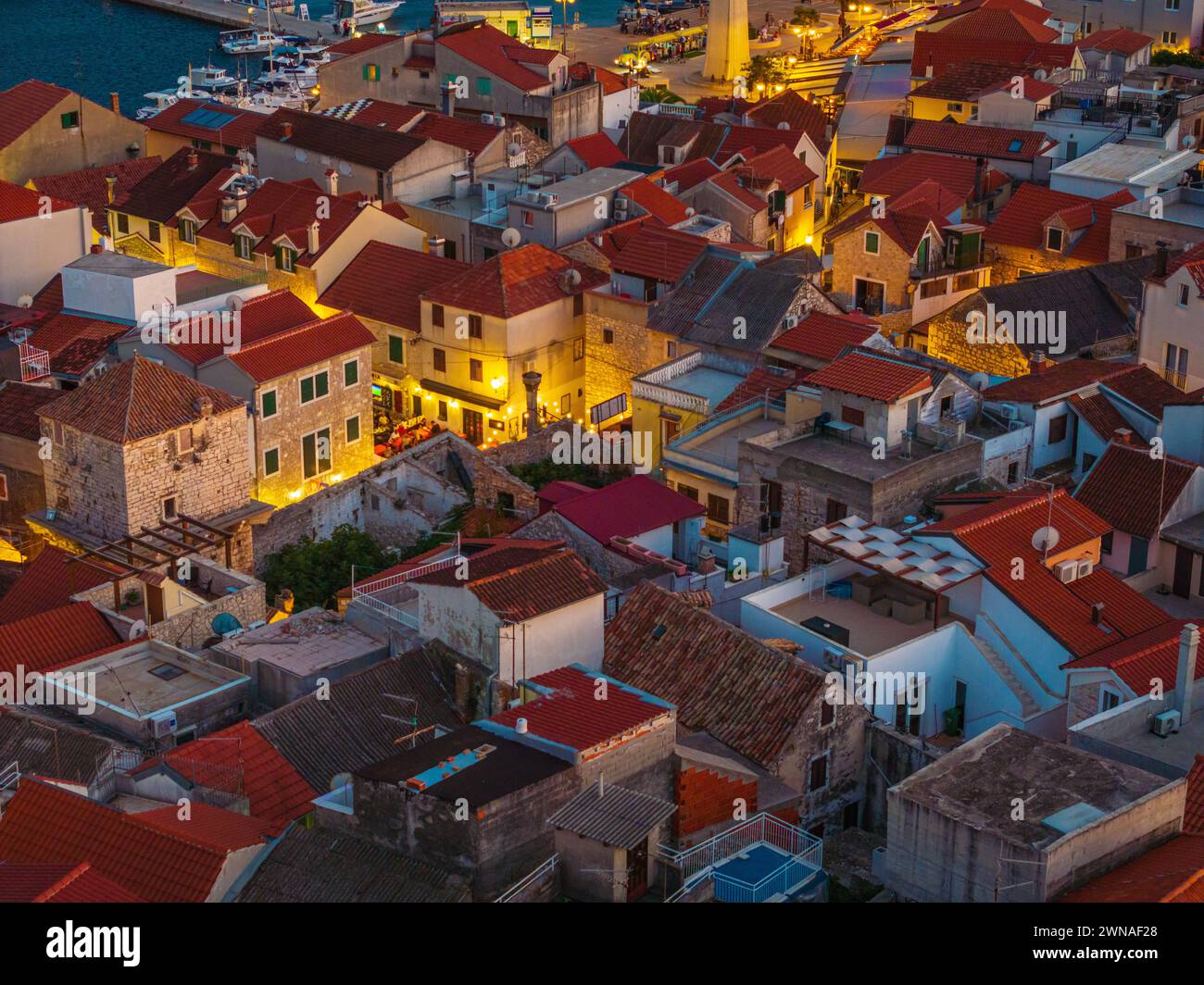 Vodice town promenade croatia hi-res stock photography and images - Alamy