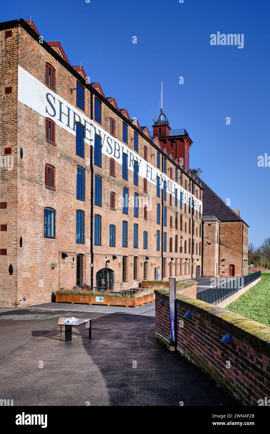 Ditherington Flax Mill, the world's first iron-frame building, in ...