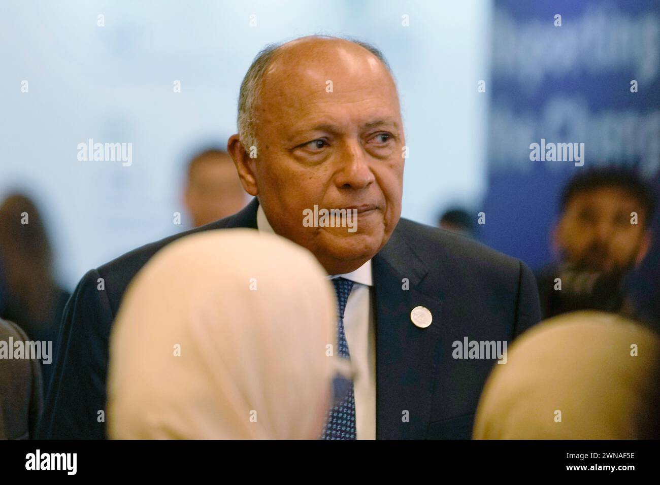 Egyptian Foreign Minister Sameh Shoukry, attends the Antalya Diplomacy ...