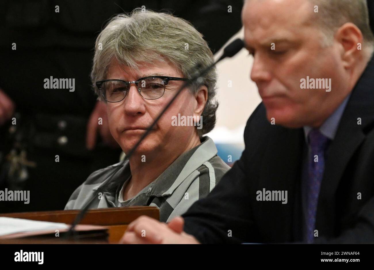 Kevin Monahan appears in court for his sentencing on Friday, March 1 ...