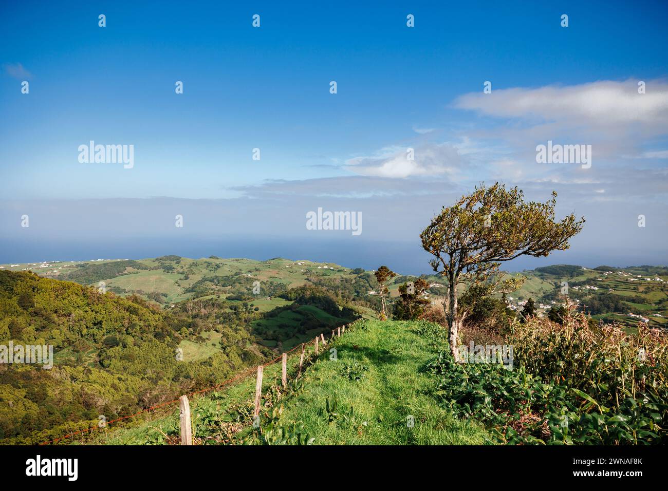 Amazing nature and landscapes, at the Azores islands in the Atlantic ...