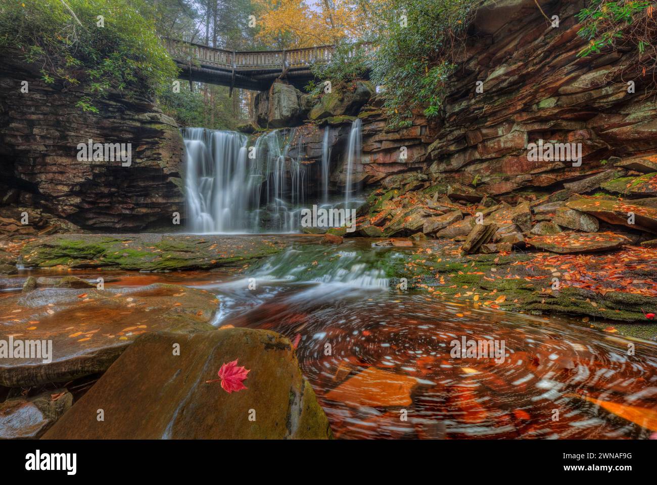 Autumn landscapes of West Virginia Stock Photo - Alamy