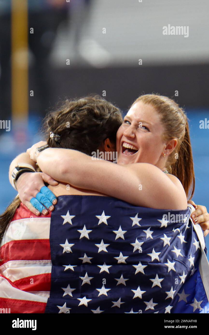 Glasgow, UK. 01st Mar, 2024. Emirates Arena, Glasgow, Scotland - Friday ...