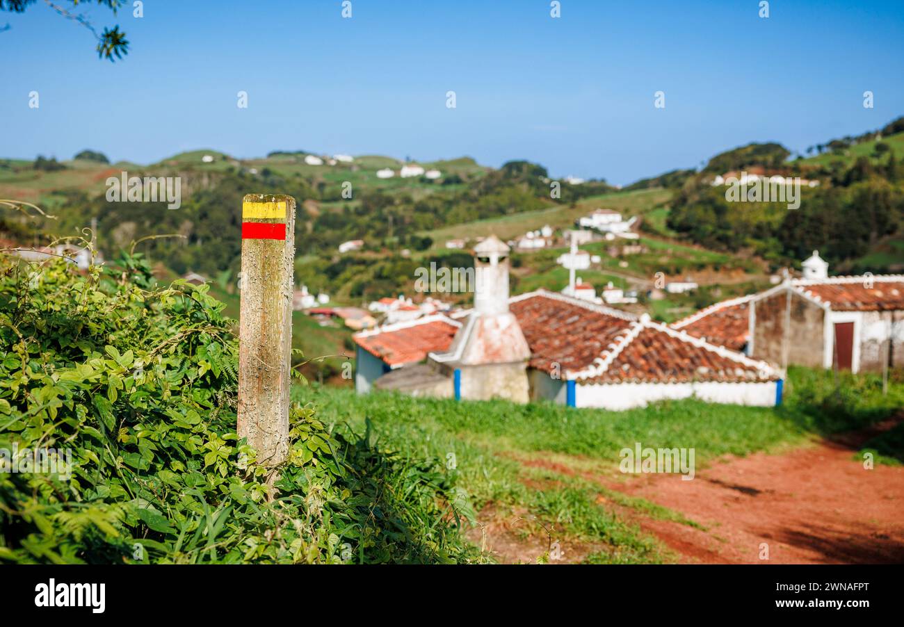 Amazing nature and landscapes, at the Azores islands in the Atlantic ...