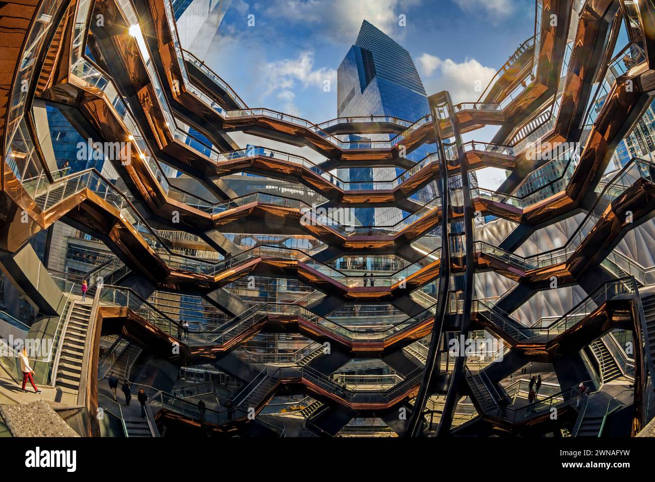 New York, USA - March 8, 2020: The Vessel, project by architect Thomas ...