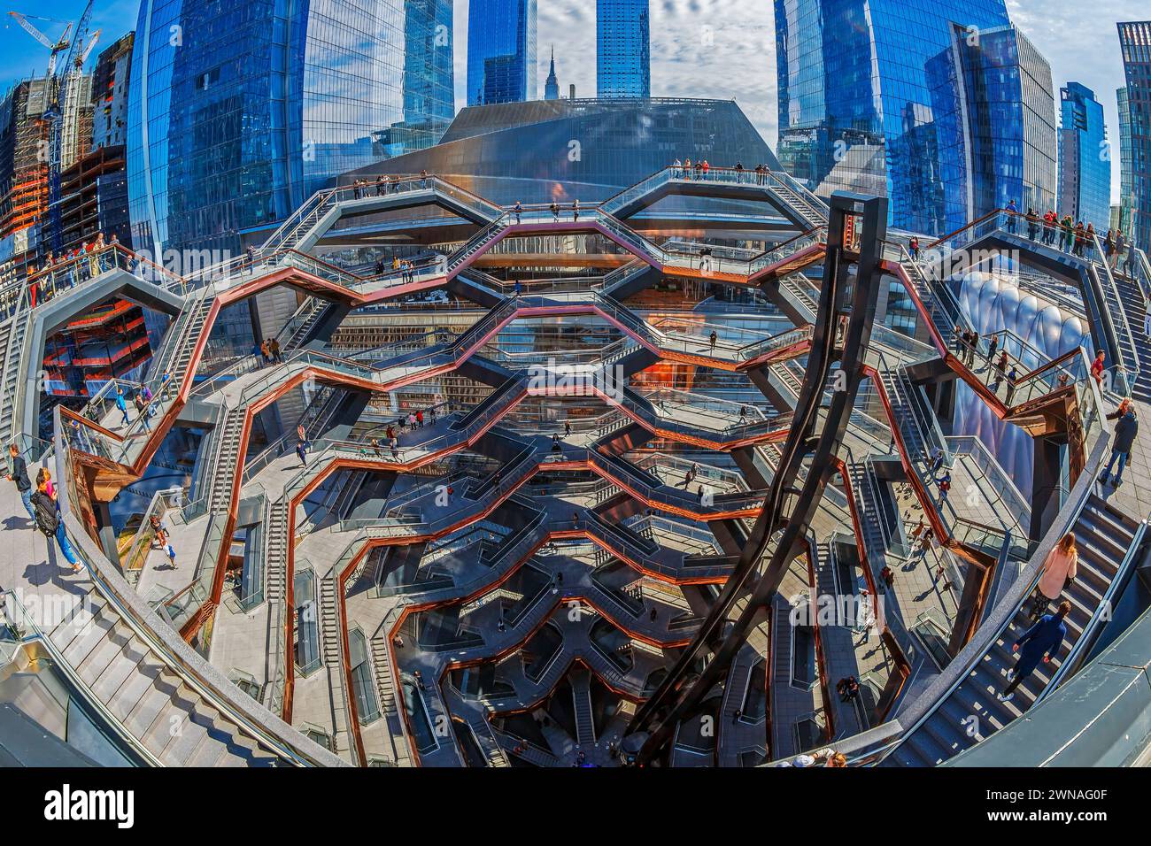 New York, USA - March 8, 2020: The Vessel, project by architect Thomas ...