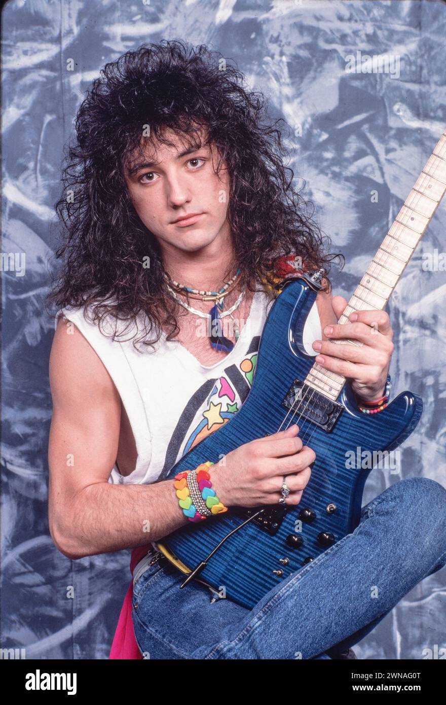 Jason Becker of Cacophony San Rafael, California, 1989 Credit: Ross ...