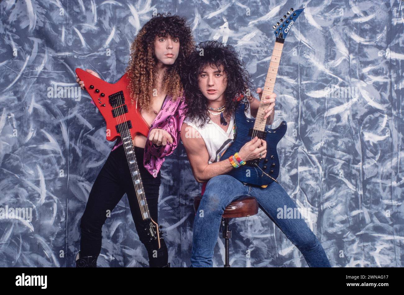 Marty Friedman and Jason Becker of Cacophony San Rafael, California ...