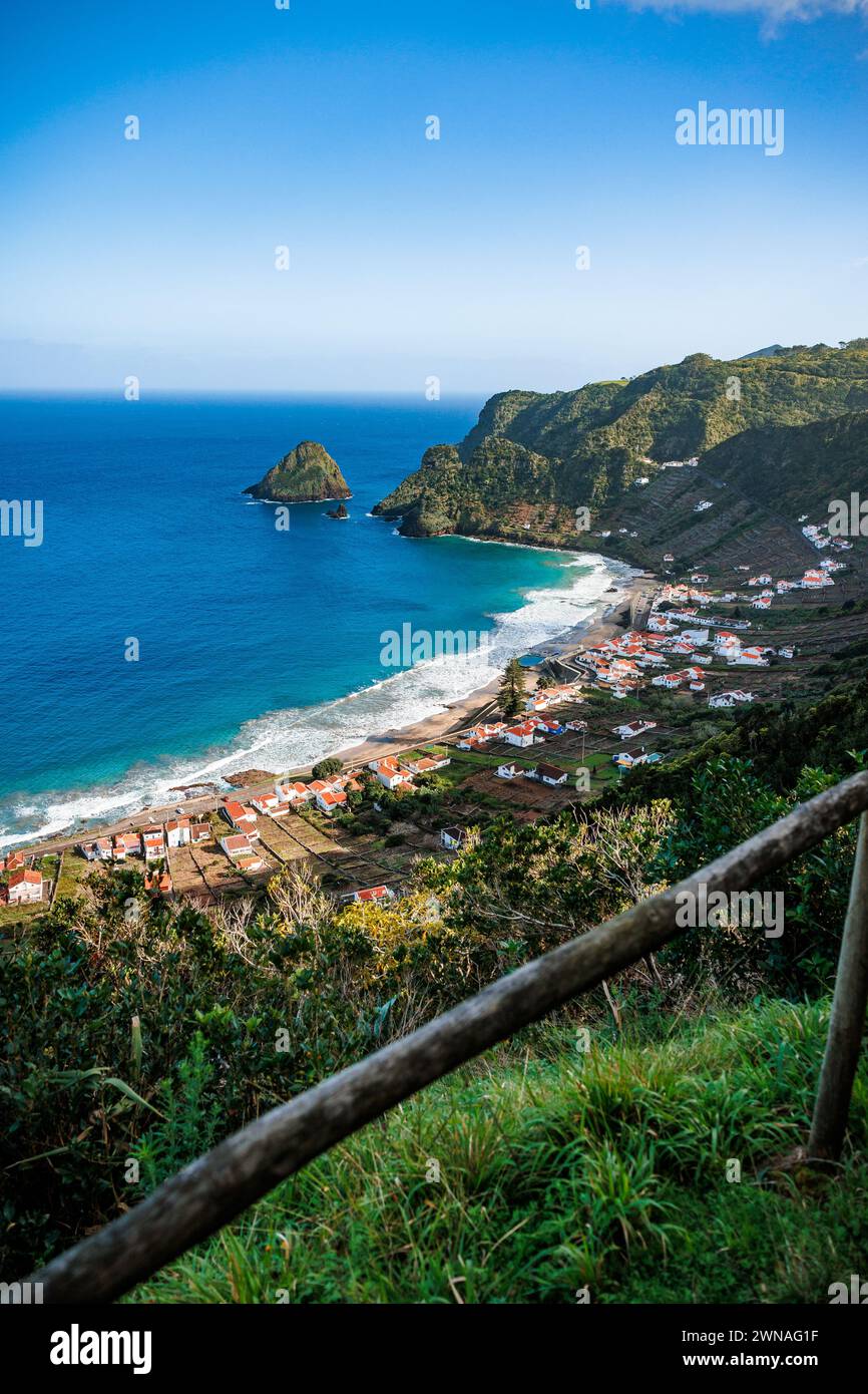 Amazing nature and landscapes, at the Azores islands in the Atlantic ...