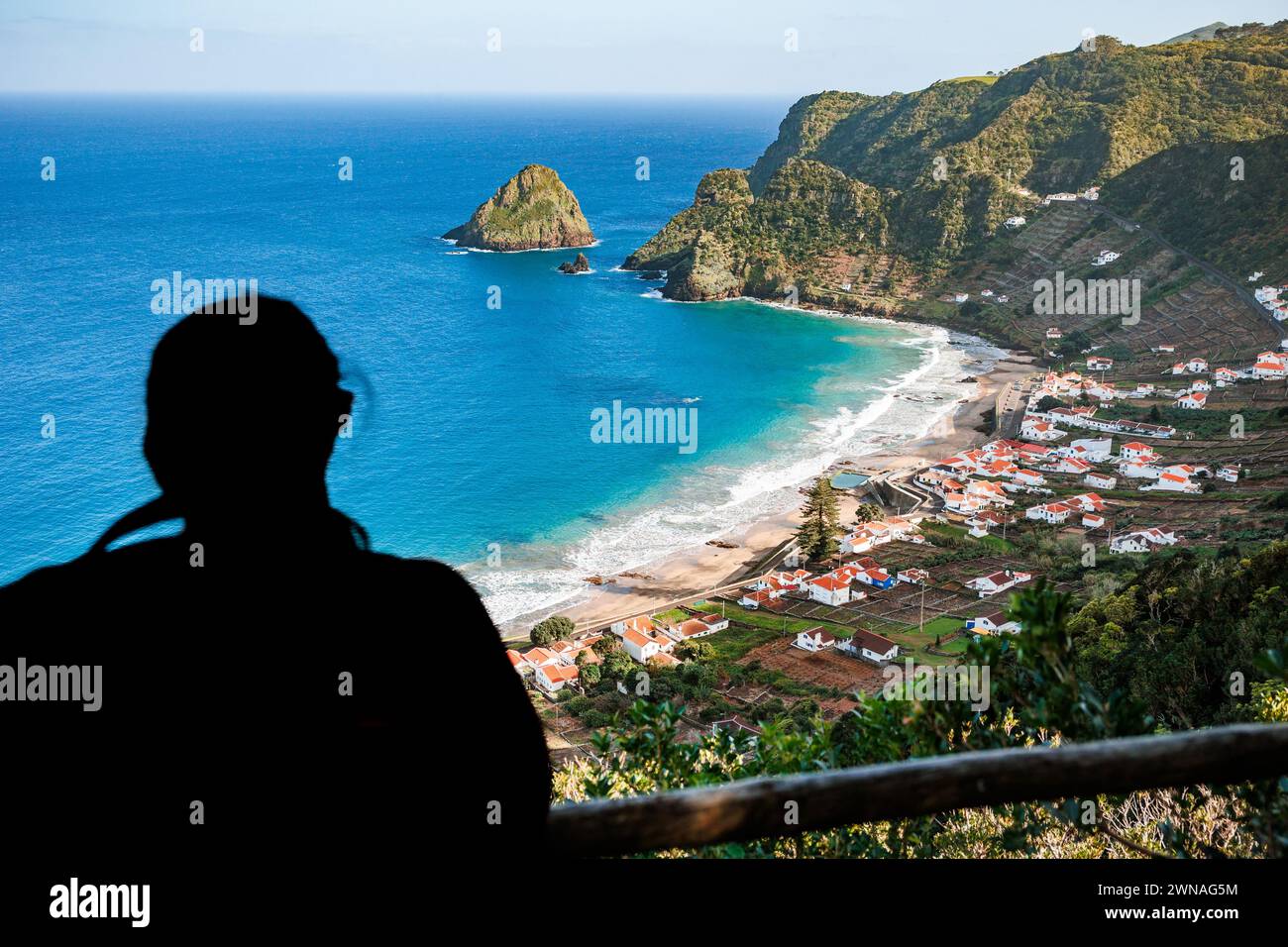 Amazing nature and landscapes, at the Azores islands in the Atlantic ...