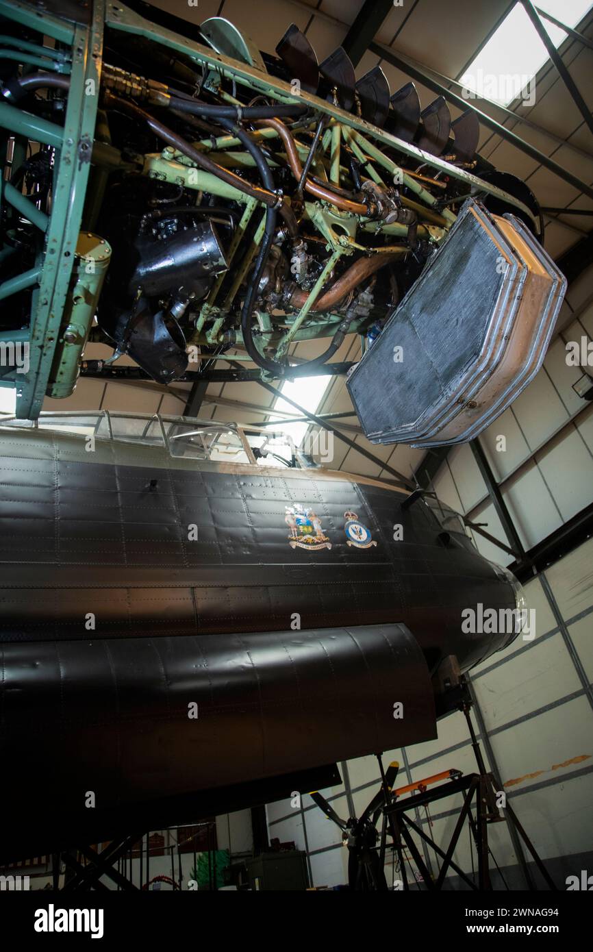 Real-life Airfix model - Lancaster bomber 'Just Jane' is disassembled ...