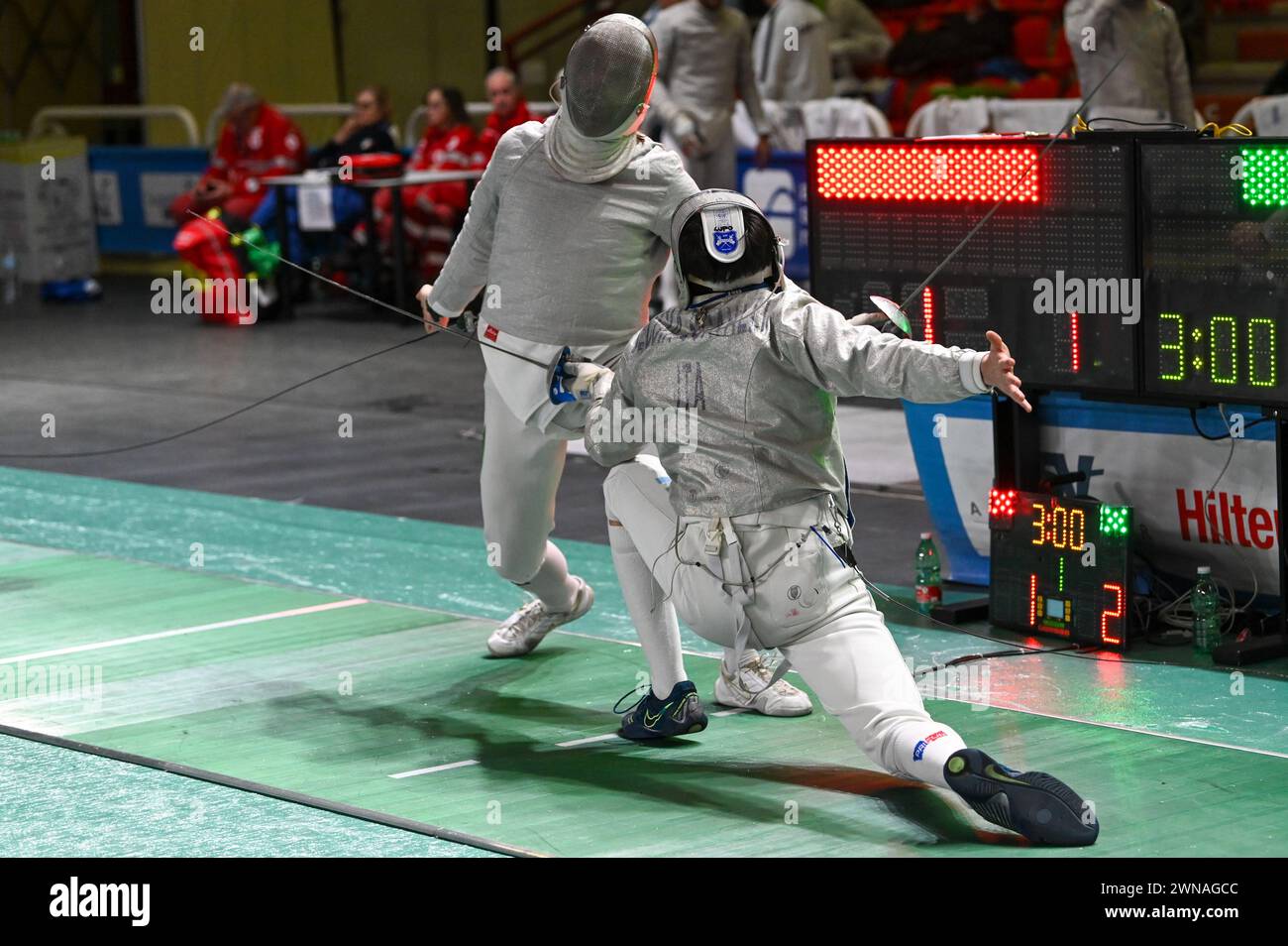 Padua, Italy. 01st Mar, 2024. Veccia Scavalli (ITA) in action during ...