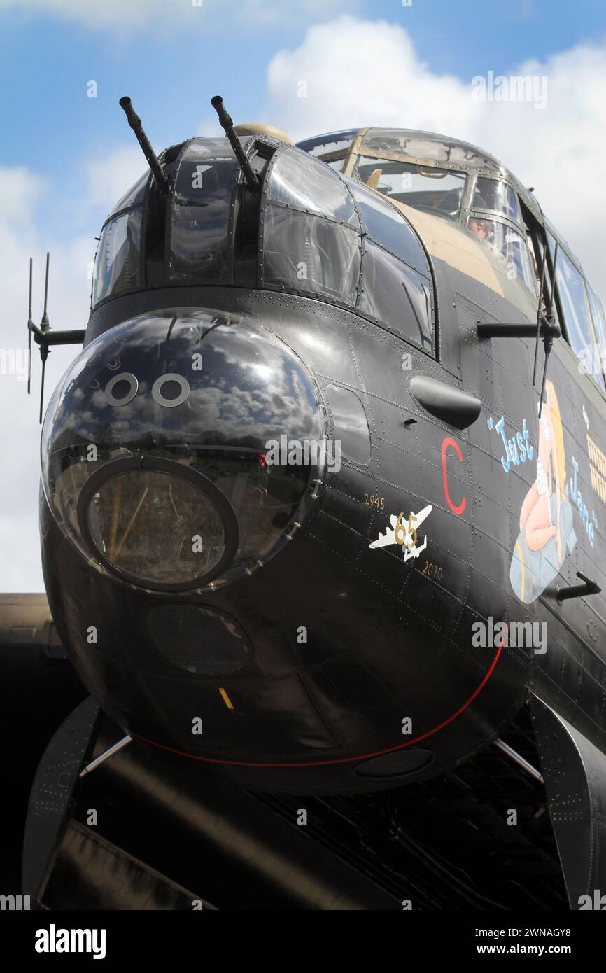 Real-life Airfix model - Lancaster bomber 'Just Jane' is disassembled ...