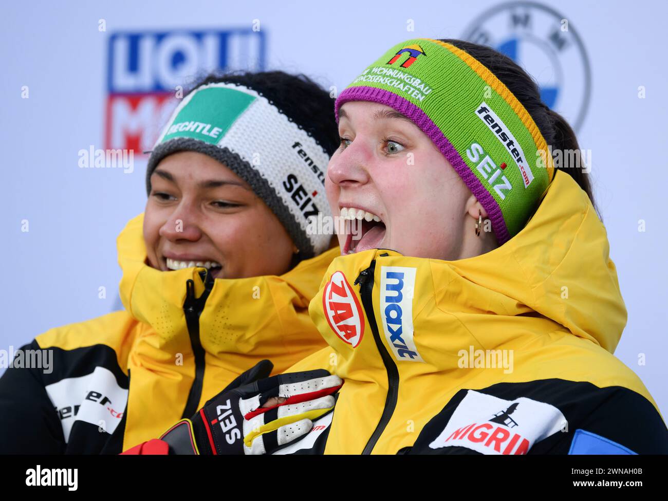Winterberg, Germany. 01st Mar, 2024. Bobsleigh: World Championships, two-man bobsleigh, women ...