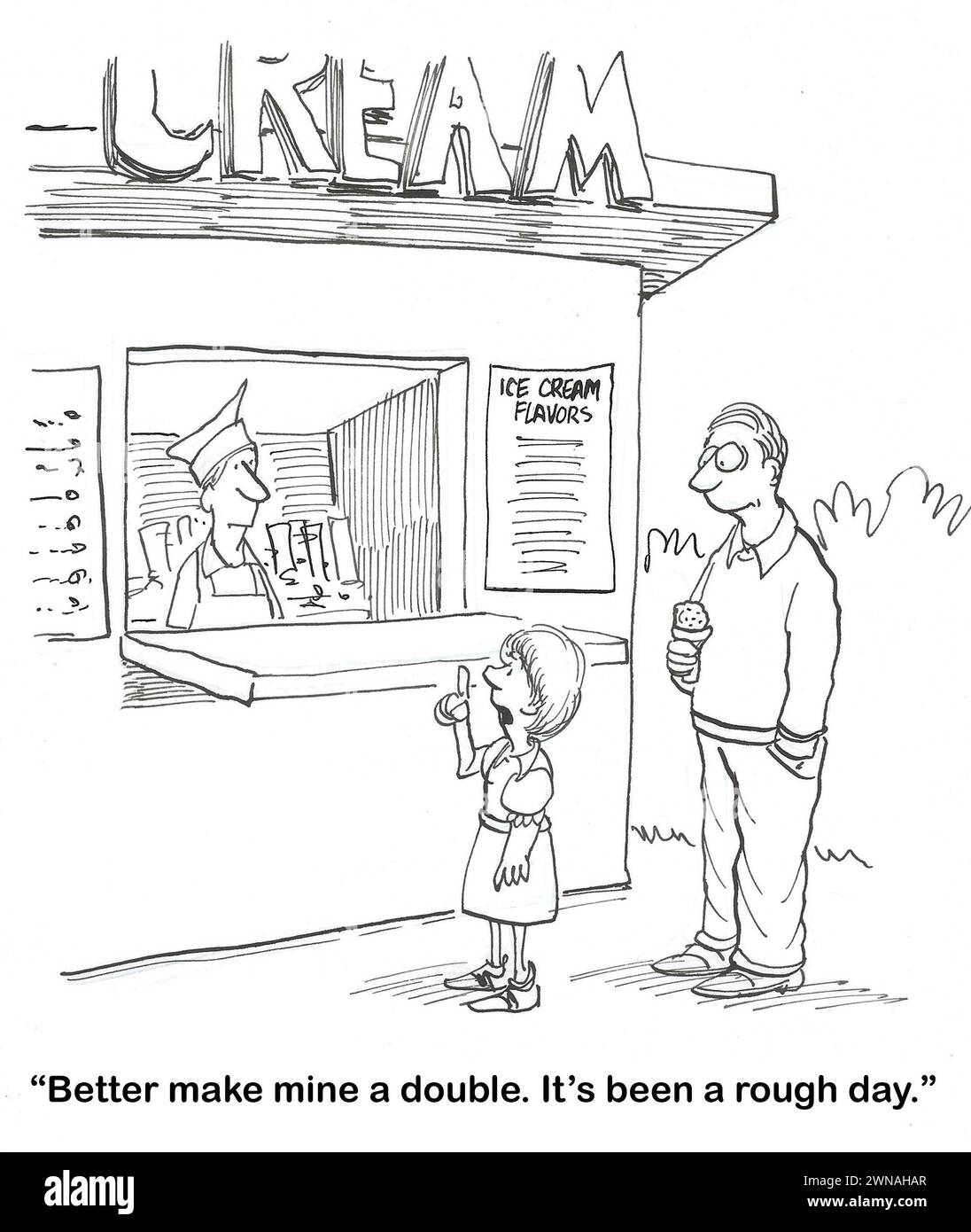Cartoon Ice Cream Cut Out Stock Images And Pictures Alamy