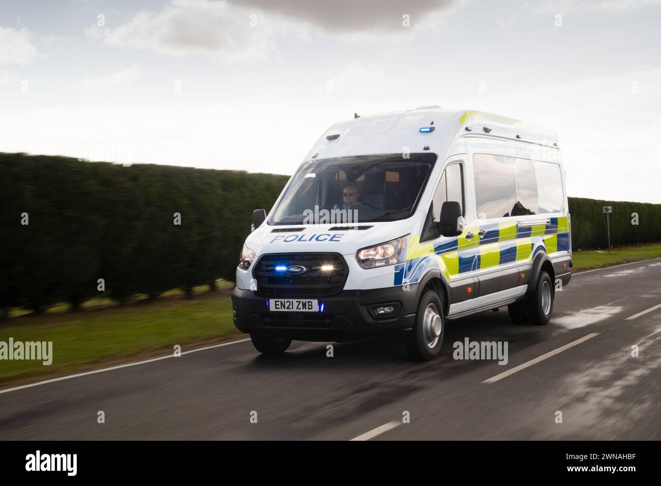 27/08/21 Ford 5 tonne Transit riot van at Safeguard SVP, Earls Colne ...