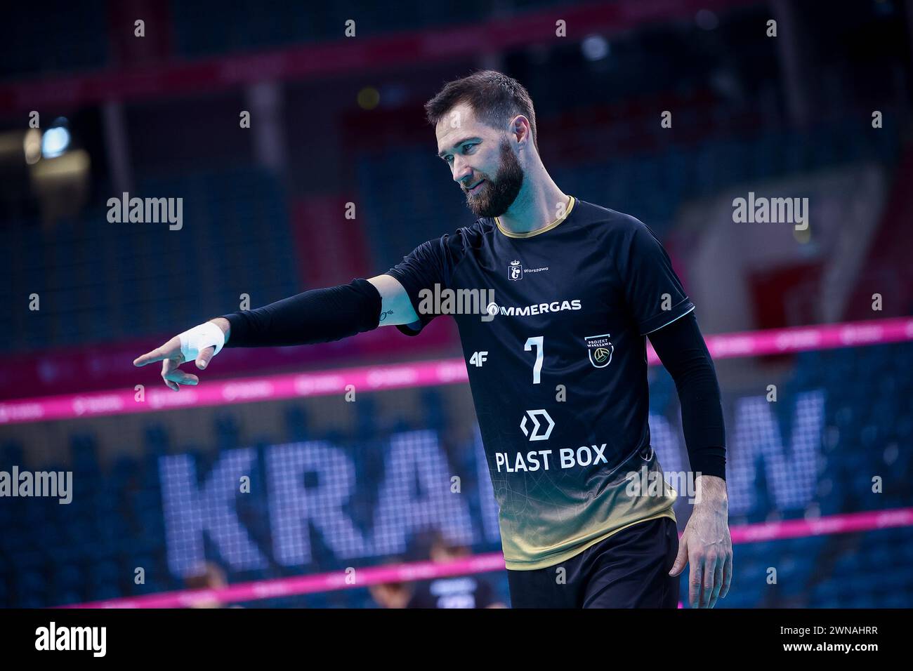 01.03.2024 Krakow Siatkowka Tauron Puchar Polski 2024 Trening Projektu ...