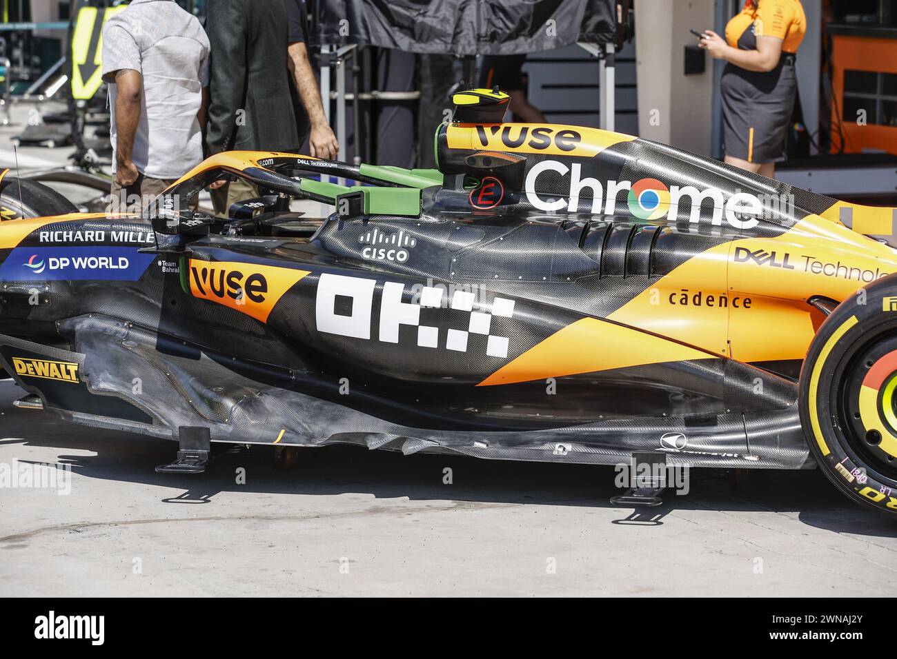 McLaren F1 Team MCL38, mechanical detail aerodynamism, aerodynamic ...