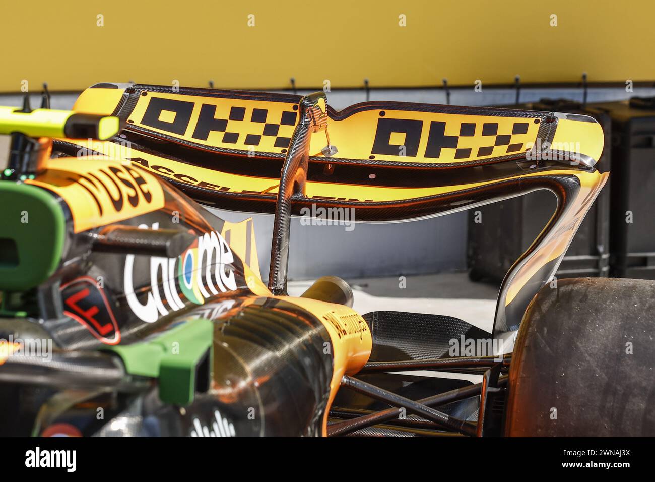 McLaren F1 Team MCL38, mechanical detail aerodynamism, aerodynamic ...